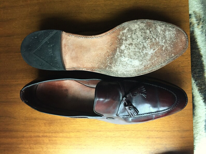 Vintage Allen Edmonds Grayson Color 8 Shell Cordovan Tassel | Etsy