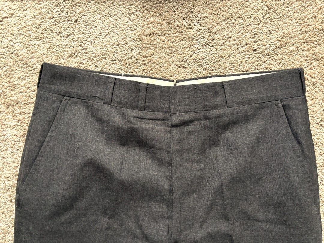 Vintage 70s Corbin Gray Worsted Pants Trousers 31x28 - Etsy