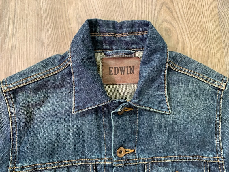 Newer Vintage Edwin Denim Jacket Small | Etsy