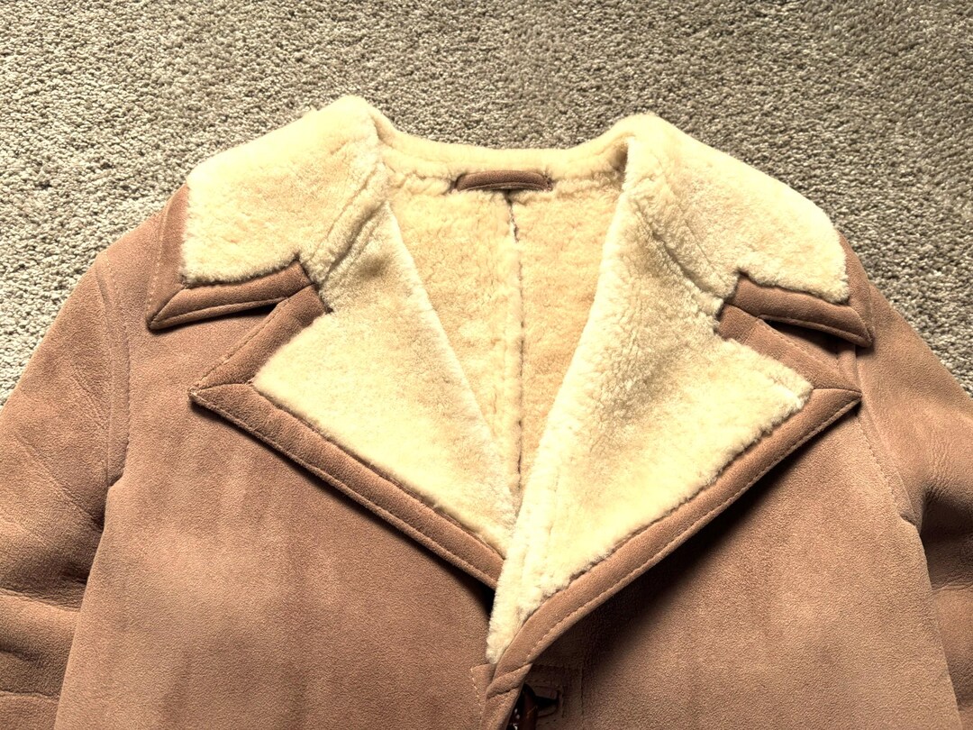 Vintage 70s Norm Thompson Shearling Sheepskin Coat 38 - Etsy