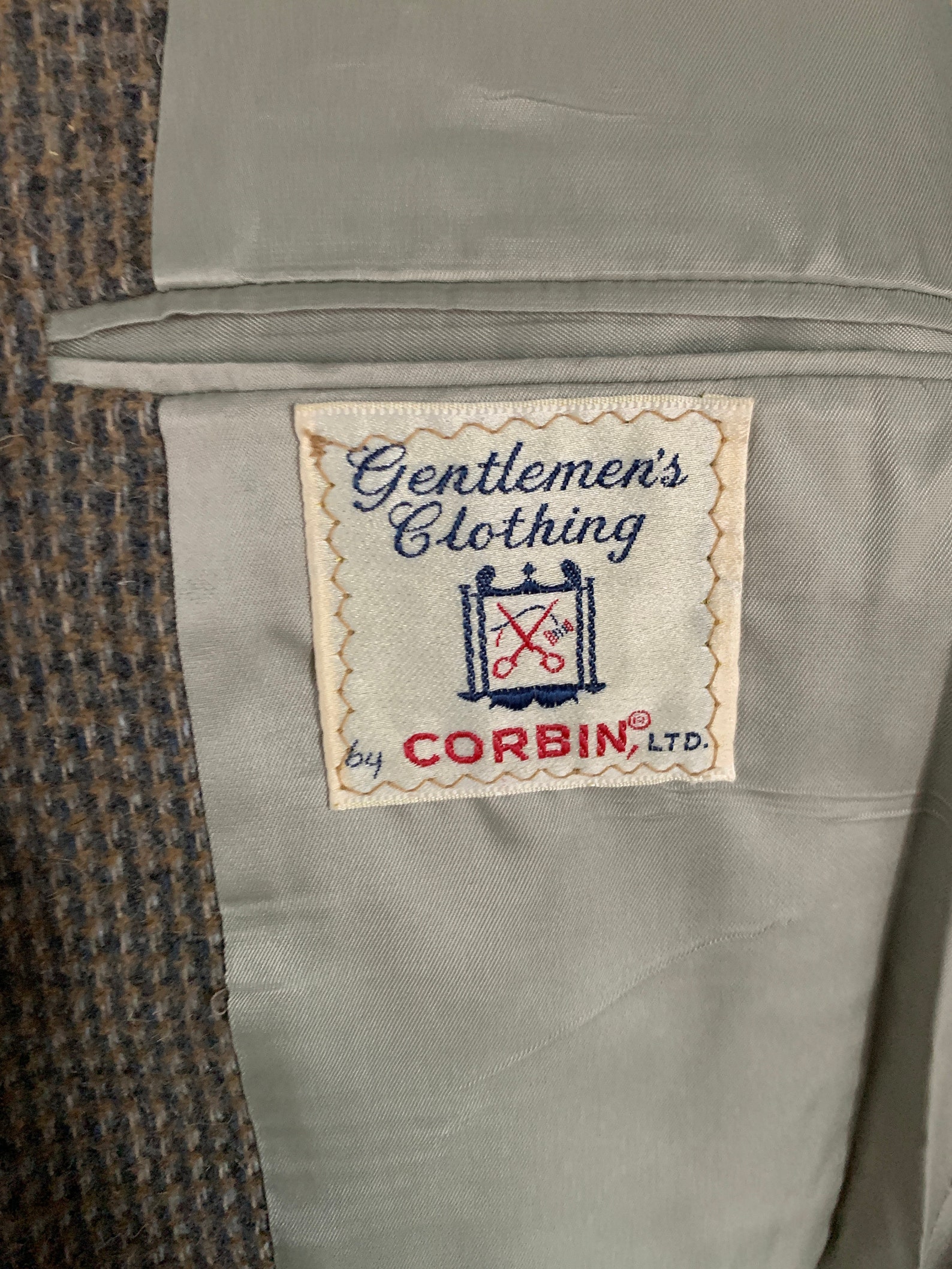 Vintage 80s Corbin Gray Beige Patterned Tweed Sport Coat 40 - Etsy