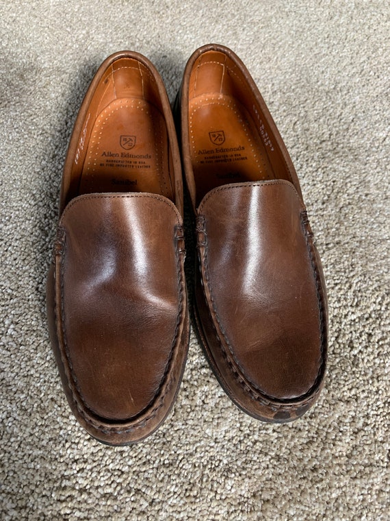 Vintage Allen Edmonds Sanibel Moc Toe Loafers 9D - Gem