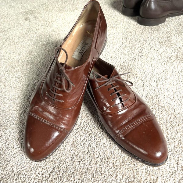 Vintage Bally Mens Shoes - Etsy