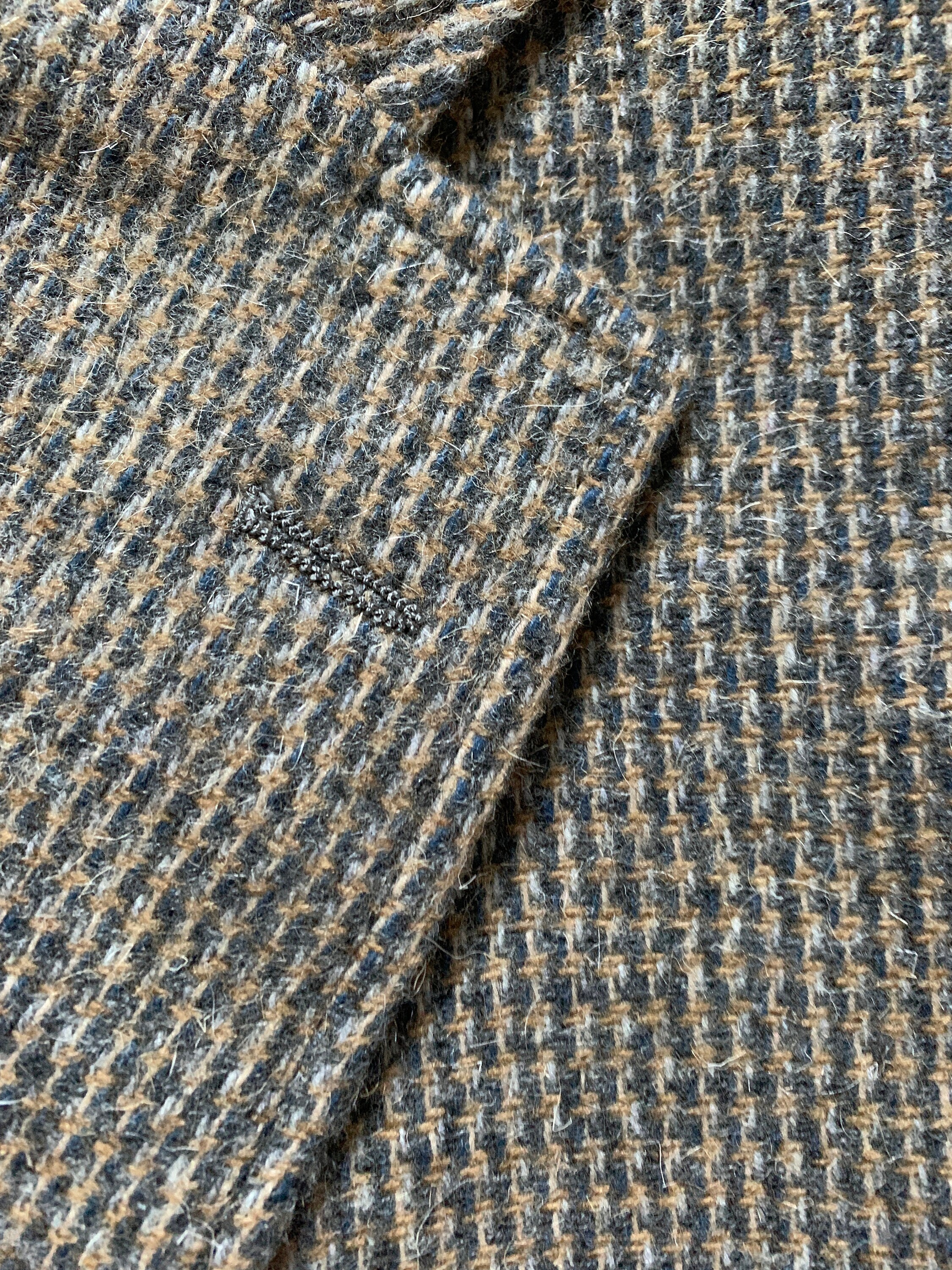 Vintage 80s Corbin Gray Beige Patterned Tweed Sport Coat 40 - Etsy