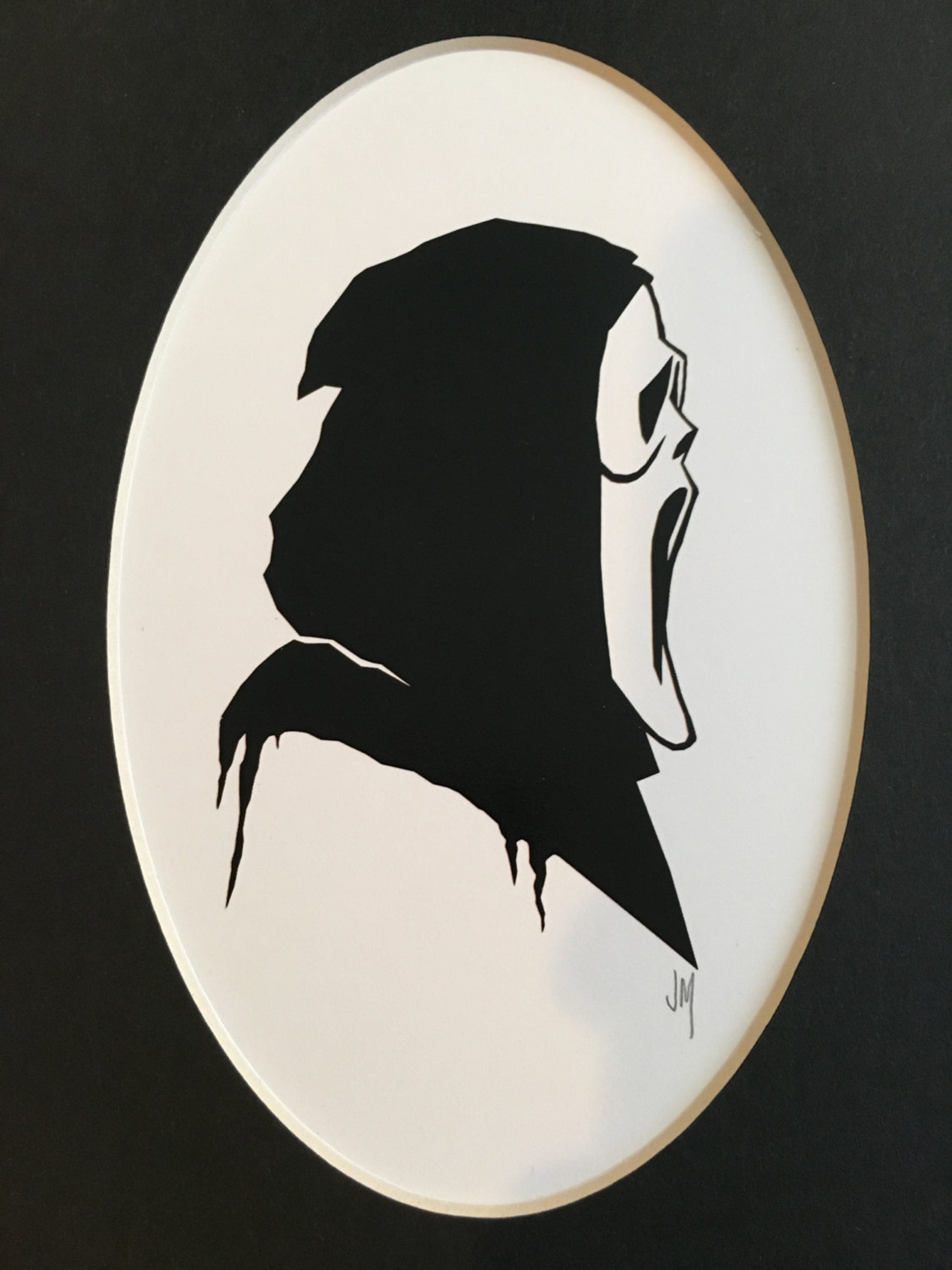 SLASHER Silhouette Print SET 2 - Etsy