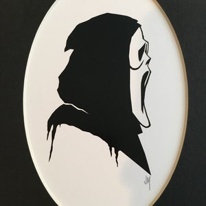 SLASHER Silhouette Print SET 2 - Etsy