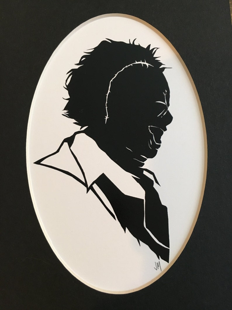 SLASHER Silhouette Print SET 2 - Etsy