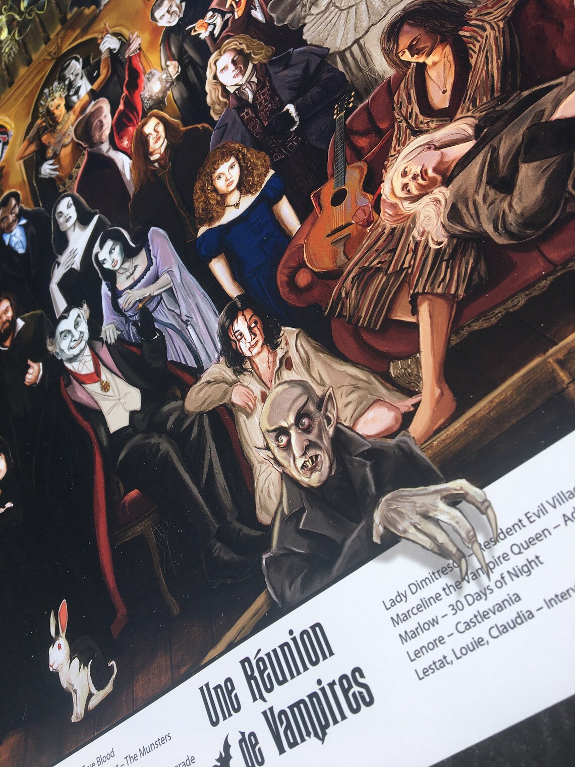 Une Réunion De VAMPIRES Wall Art Poster - Etsy