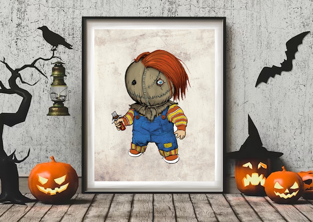 Sammy chucky/sam Mashup Print - Etsy