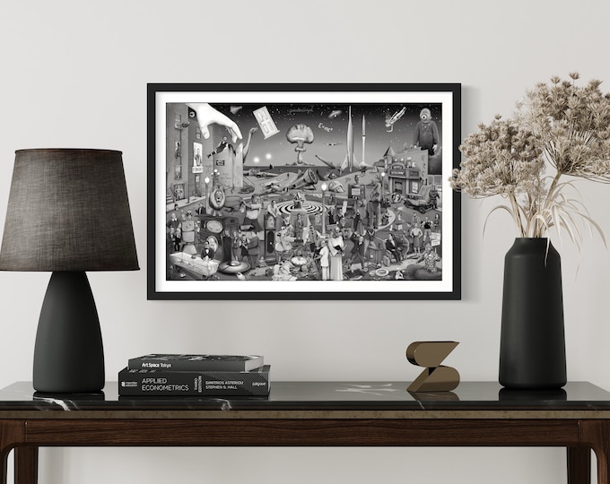 Twilight Zone monsters on Maple Street 13x19 Poster - Etsy