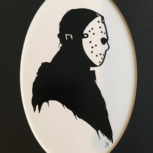 SLASHER Silhouette Print SET 1 - Etsy