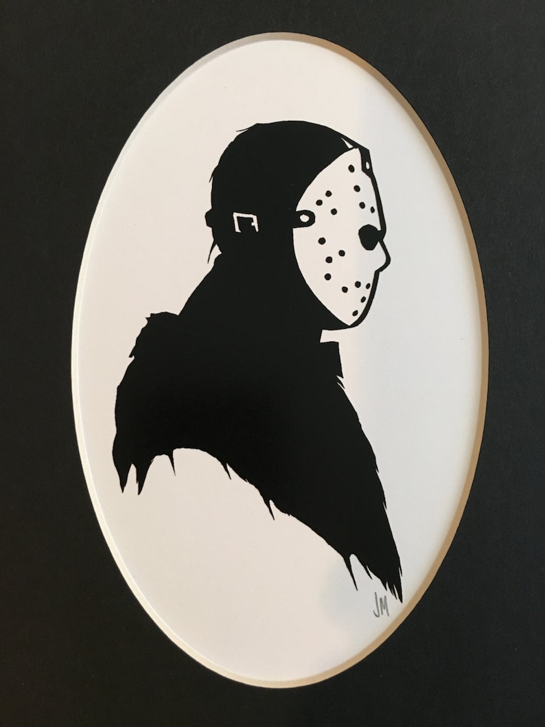 SLASHER Silhouette Print SET 1 - Etsy