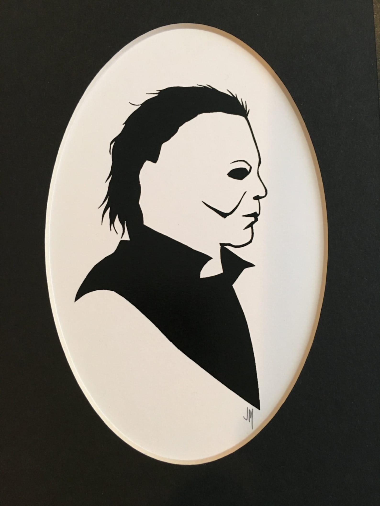 SLASHER Silhouette Print SET 1 | Etsy