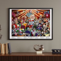 Circus Clowns on Break (a.i. Art) - Etsy