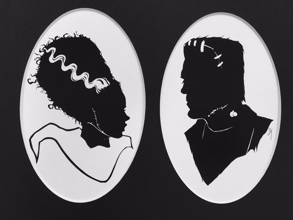 Frankenstein Silhouette Patterns