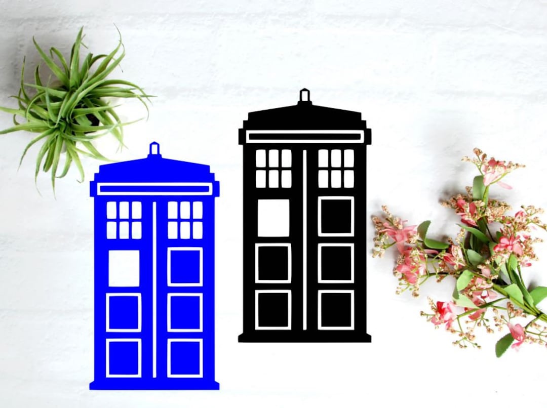Tardis Vinyl Decal Police Box Workout Water Bottle Decal Car Decal ...