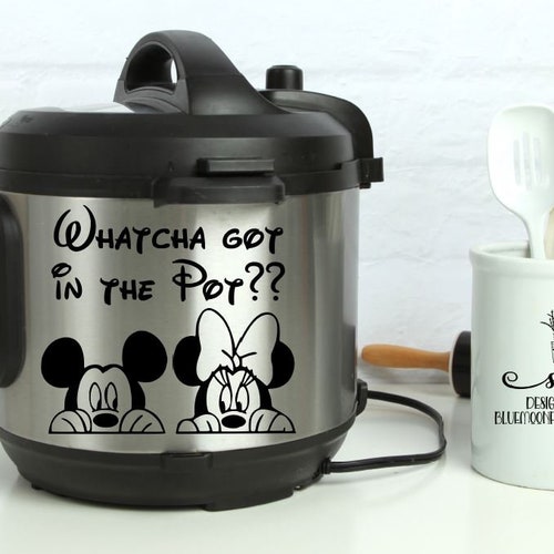 Whatcha Got in Pot Mickey Minnie Disney Instant Pot - Etsy