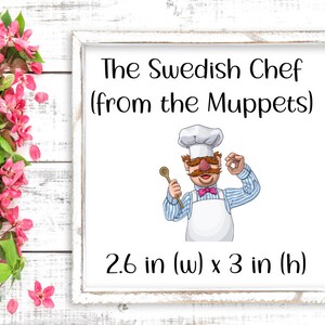 Swedish Chef Muppets Sticker: Waterproof Vinyl Decal - Etsy