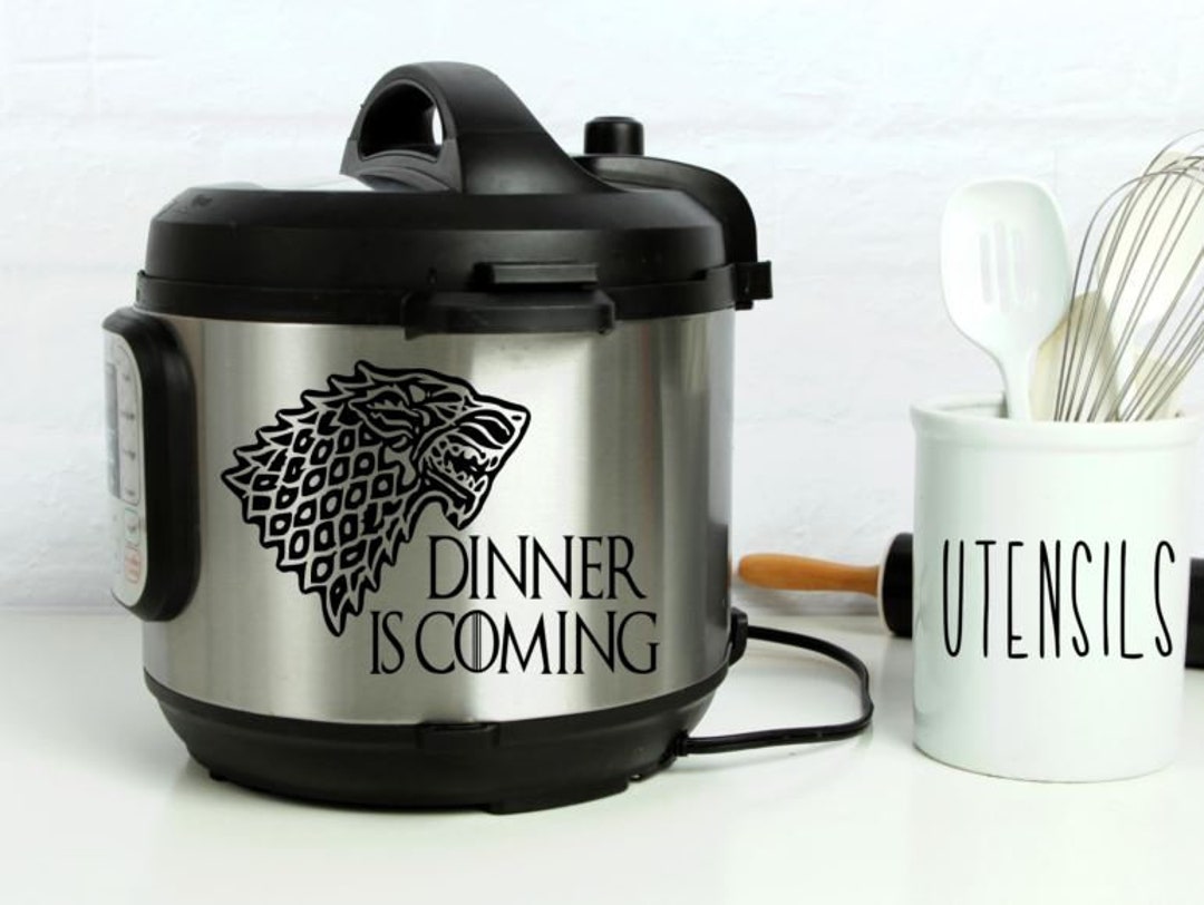 Instant Pot Vinyl Decal | Dinner is Coming | Instapot | Pressure Cooker ...