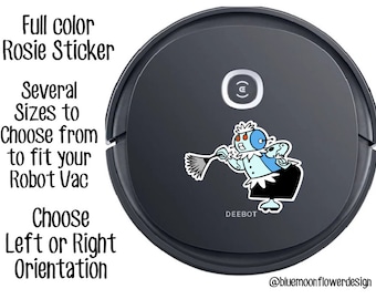 Original Deluxe Rosie the Robot Face Decals for Your Robotic Floor ...