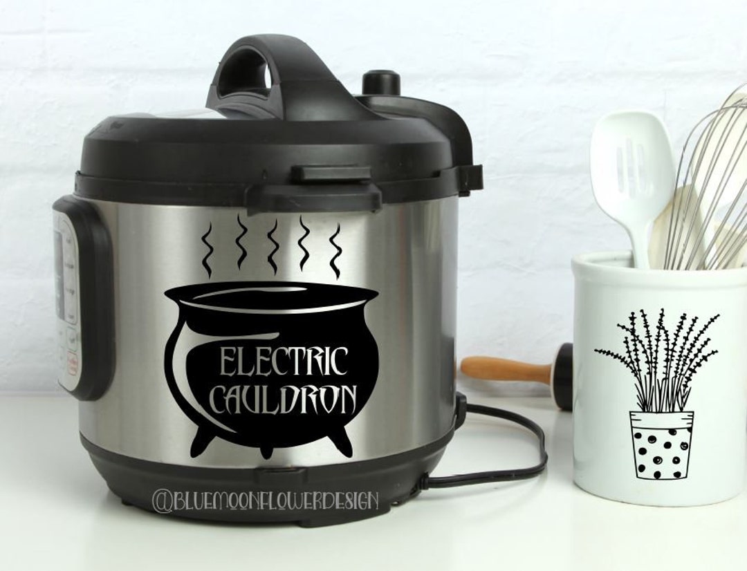 Electric Cauldron Vinyl Decal for Instant Pot - Witchy Kitchen Decor - Etsy