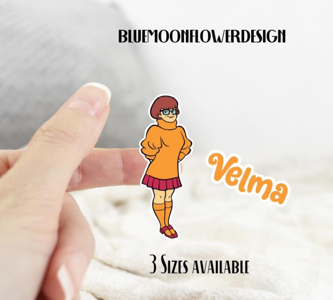 Velma Color Sticker, Planner Sticker, Cartoon Sticker, Water Bottle ...