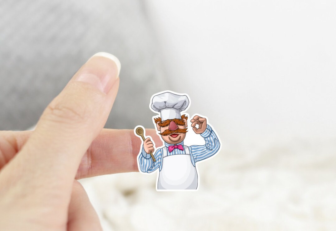 Swedish Chef Muppets Sticker: Waterproof Vinyl Decal - Etsy