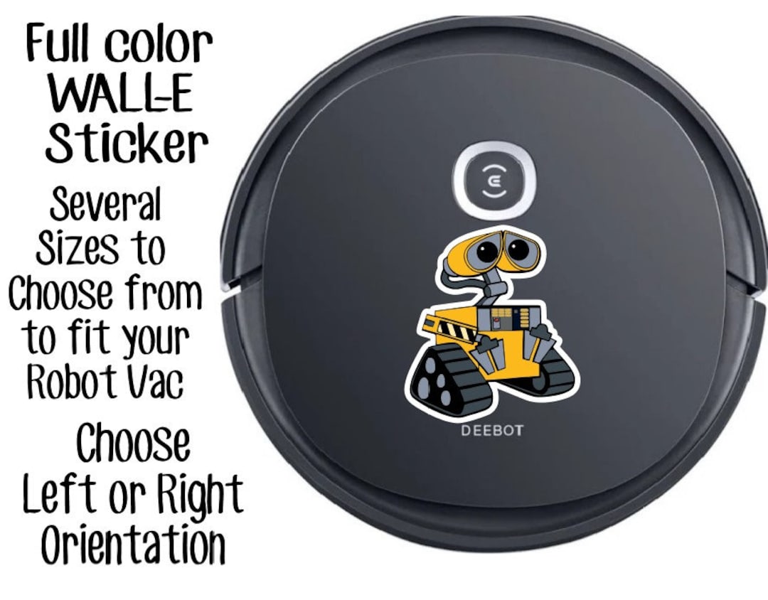WALL-E Robot Vacuum Sticker: Waterproof Vinyl Decal - Etsy