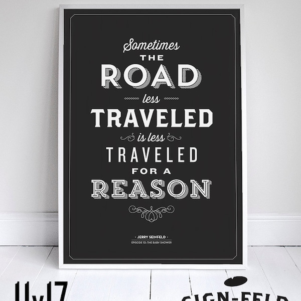 Road Less Traveled - Etsy UK