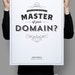 Master of Your Domain 11x17" - Seinfeld Quote Print - Vintage Retro ...