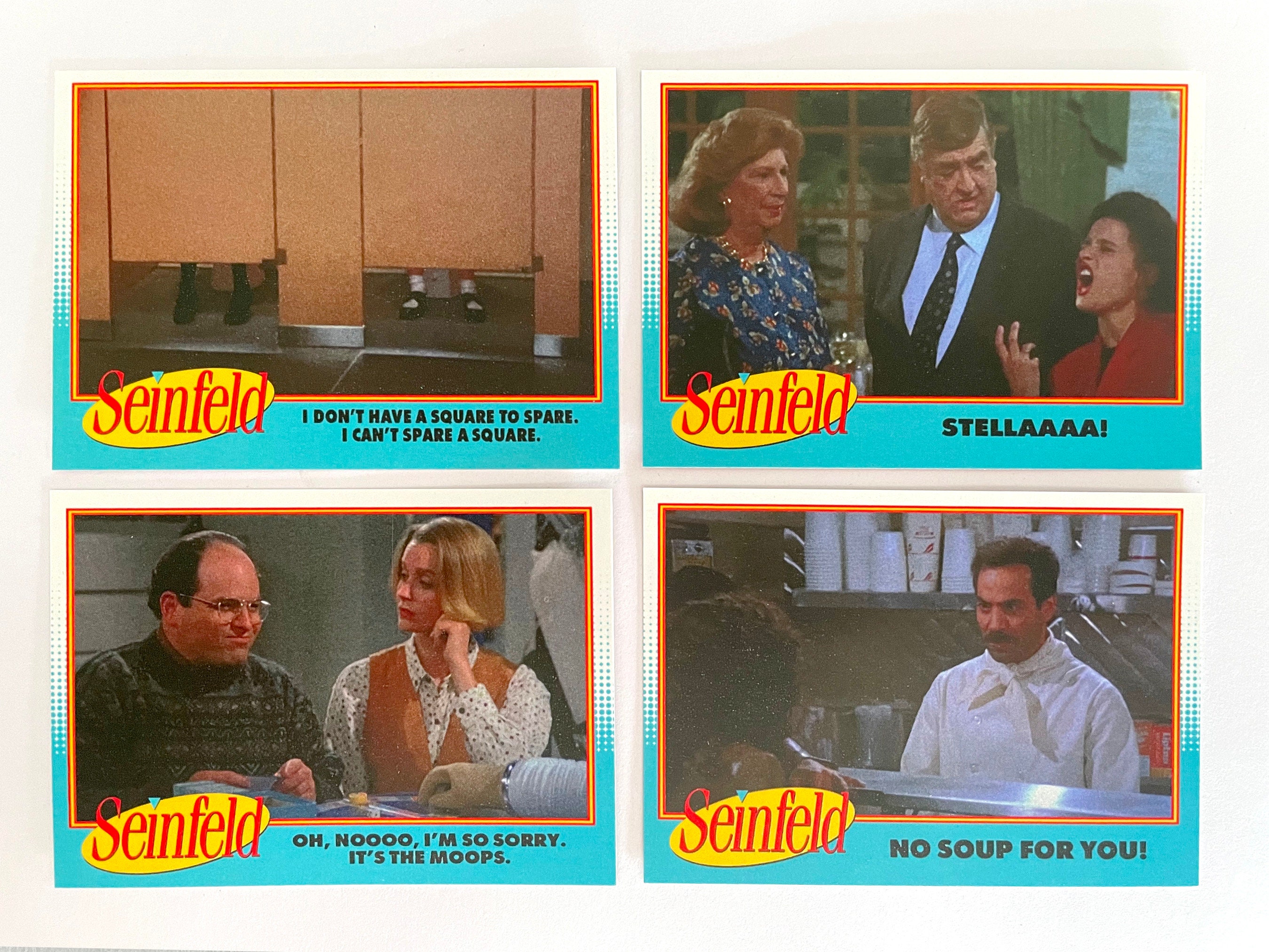 Seinfeld Vintage Style Wax Pack With 12 Free Bootleg Collector Cards ...