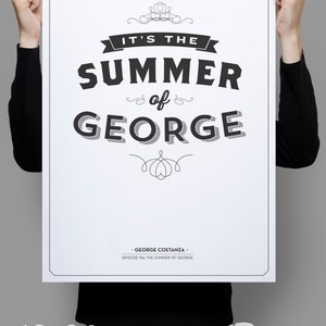 The Summer of George Poster 11x17" - Seinfeld Quote Print - Vintage ...