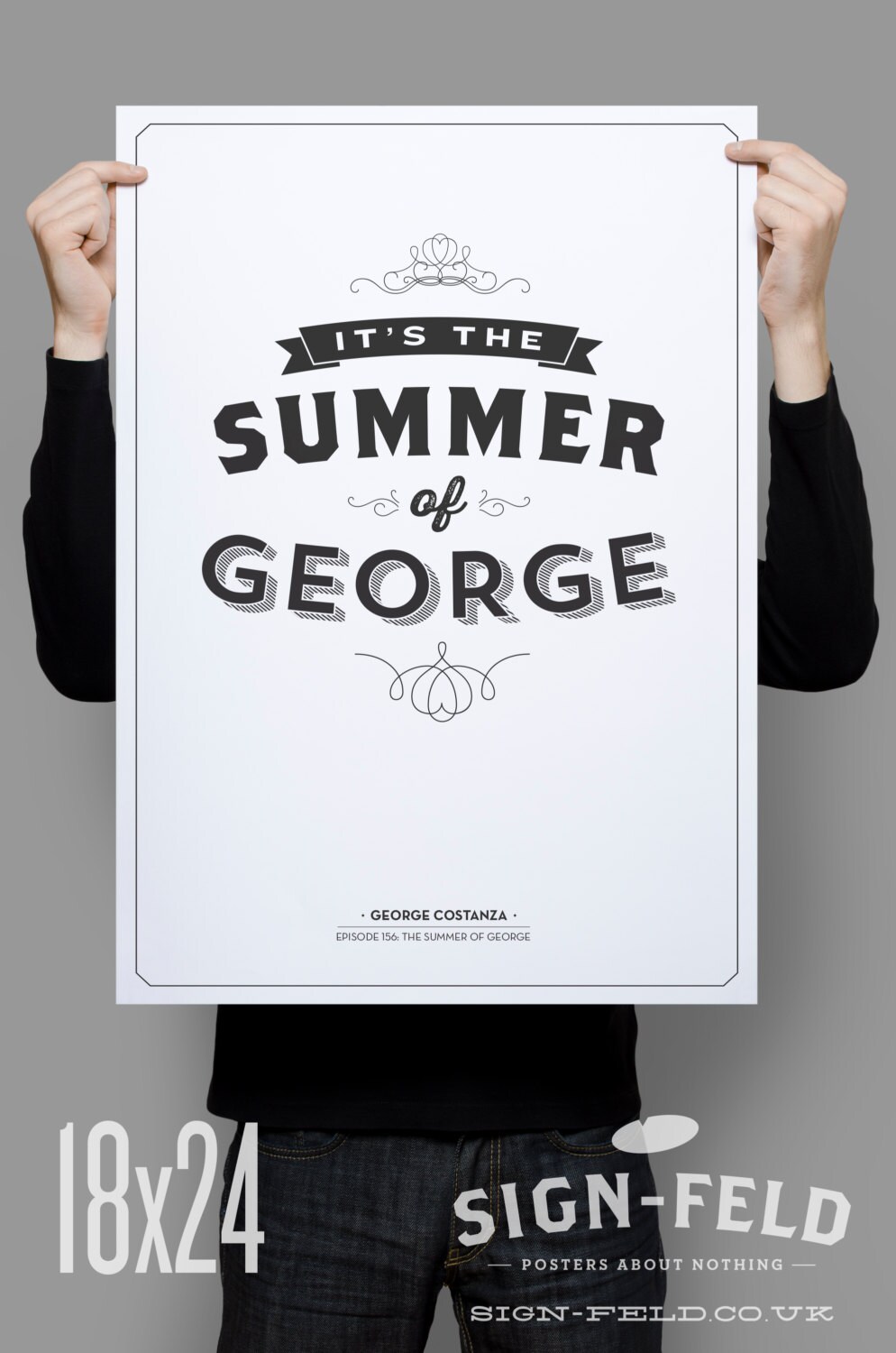 The Summer of George Poster 11x17 Seinfeld Quote Print Vintage Retro ...