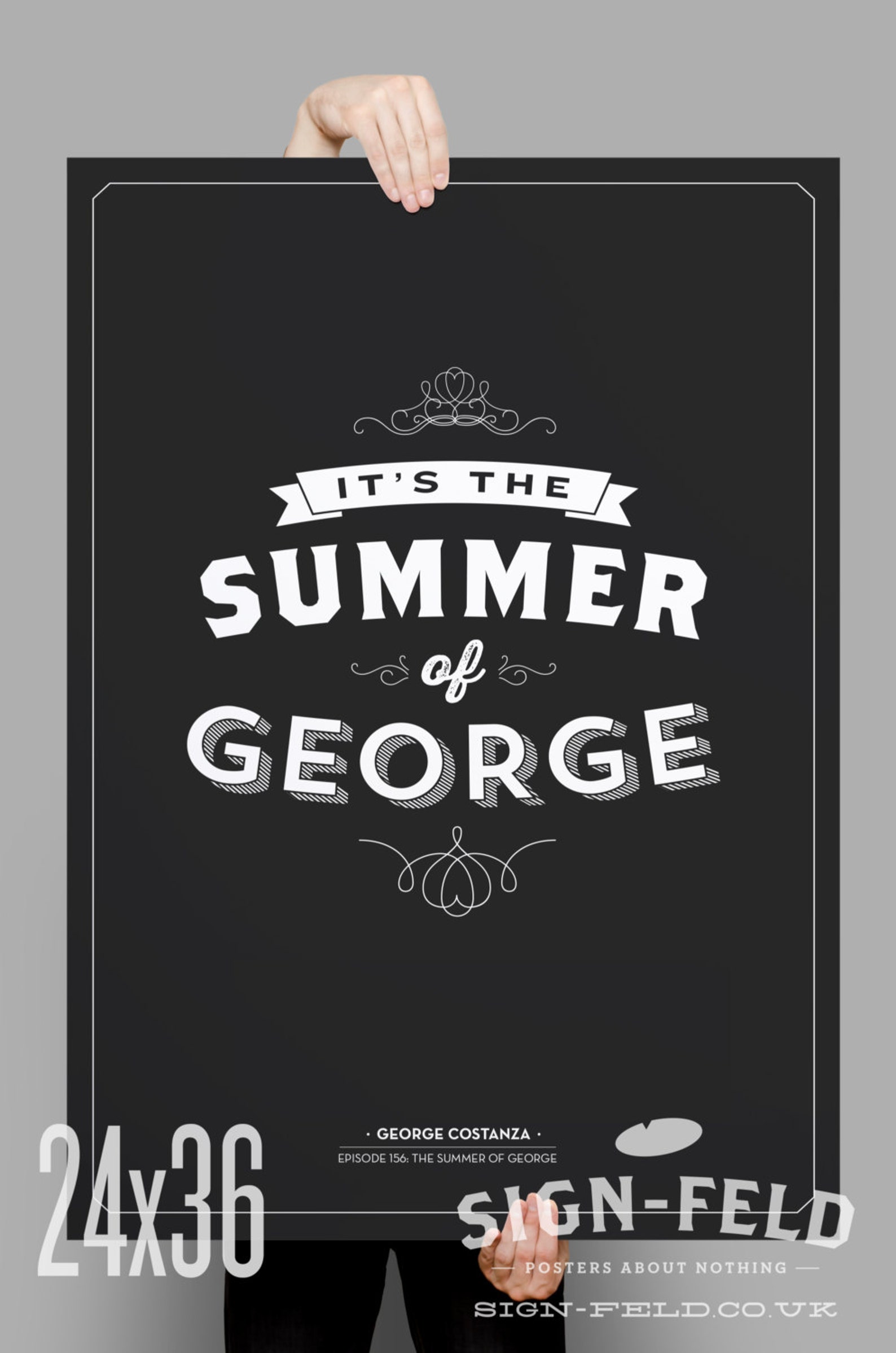 The Summer of George Poster 11x17 Seinfeld Quote Print Vintage Retro ...
