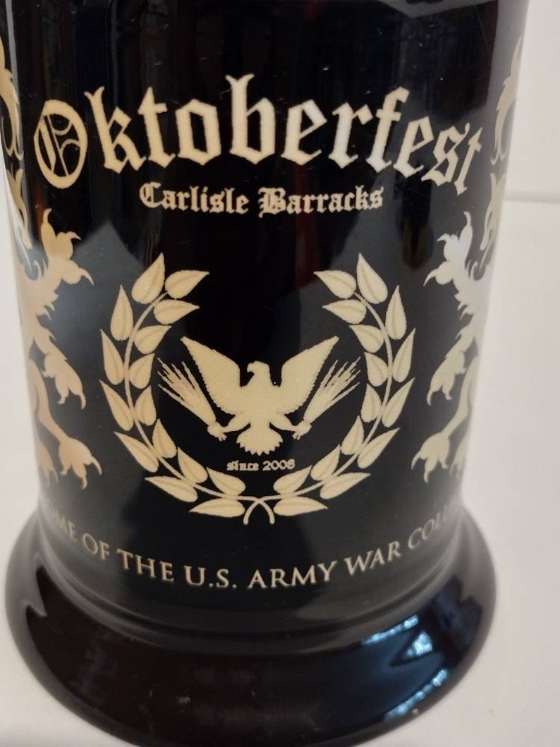 US Army War College Carlisle Barracks Oktoberfest Ceramic Beer Stein 6 ...