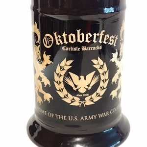 US Army War College Carlisle Barracks Oktoberfest Ceramic Beer Stein 6 ...