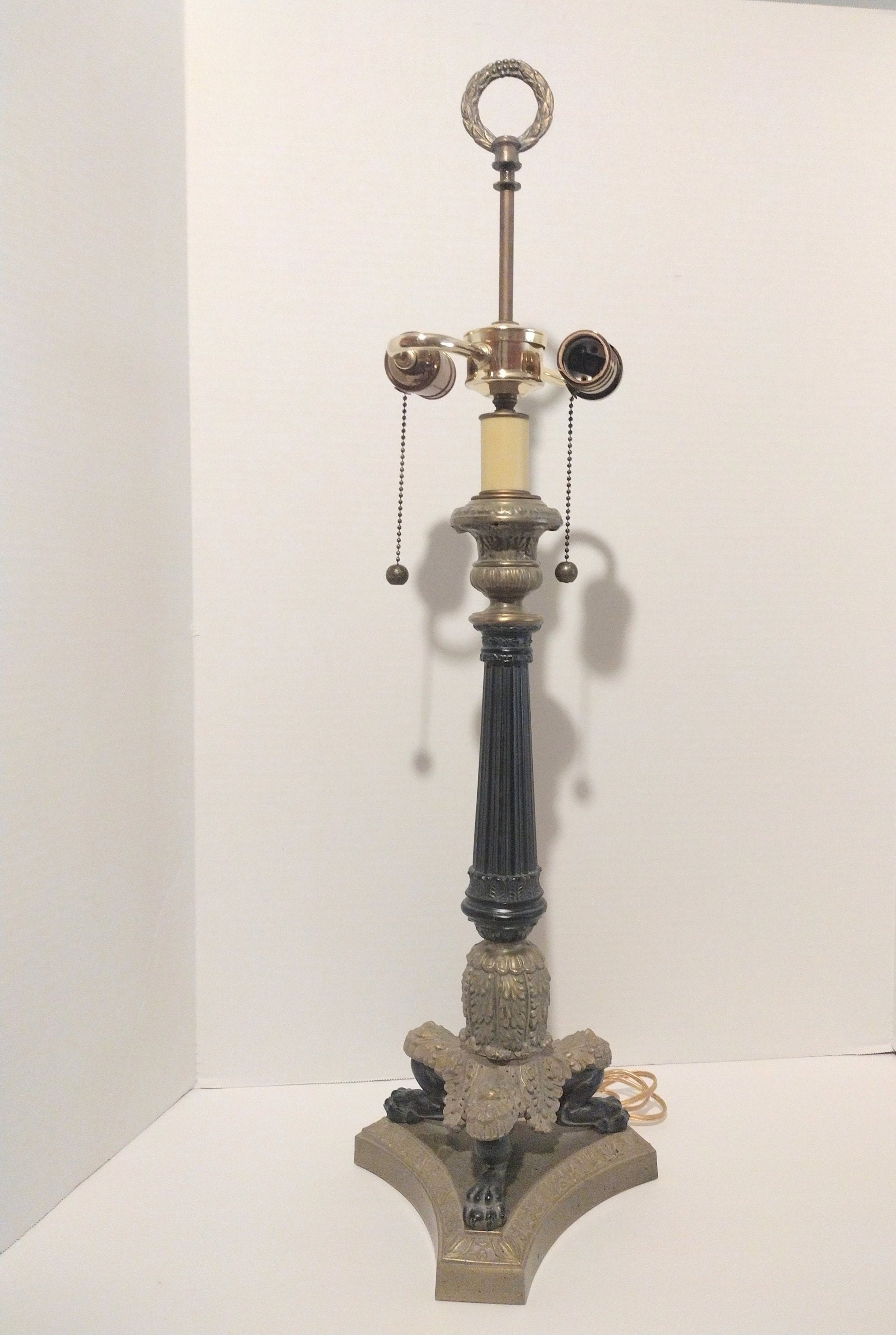 Vintage Ethan Allen Lion Claw Neoclassical Lamp 30" - Etsy