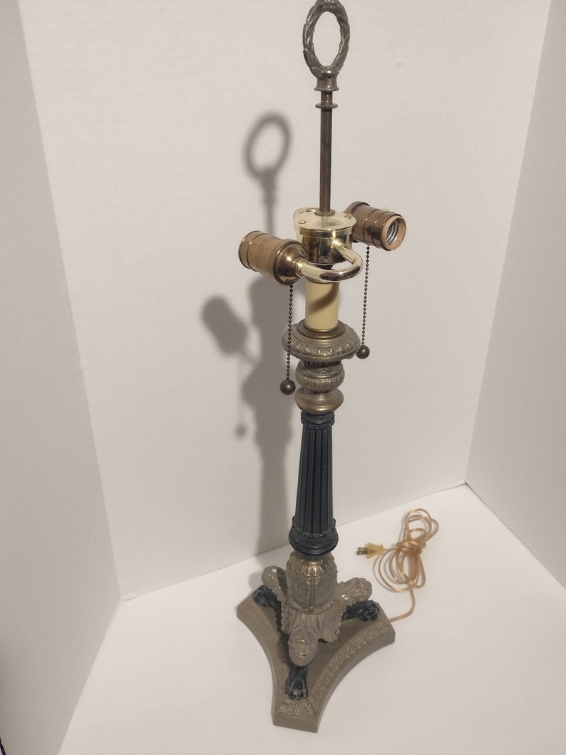 Vintage Ethan Allen Lion Claw Neoclassical Lamp 30" - Etsy