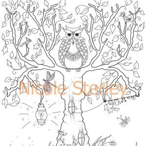 free printable coloring pages of land trees