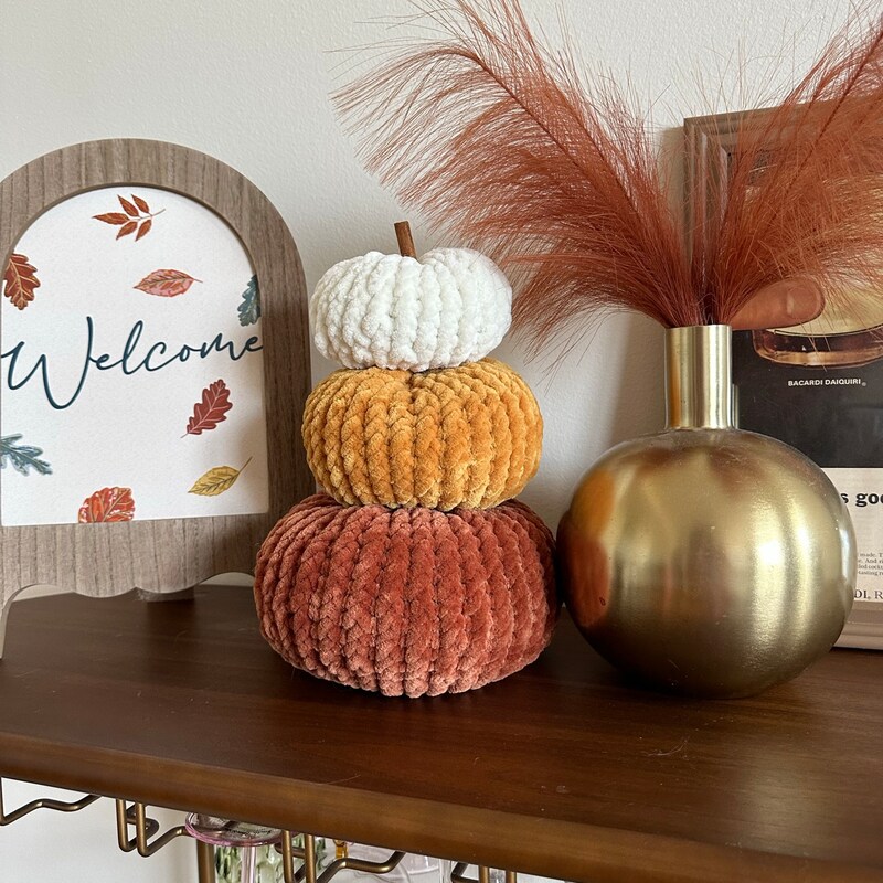 Chunky Yarn Pumpkin - Etsy