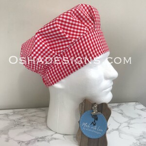 Red Gingham Hat Shango Akete Fila Santeria Lucumi - Etsy
