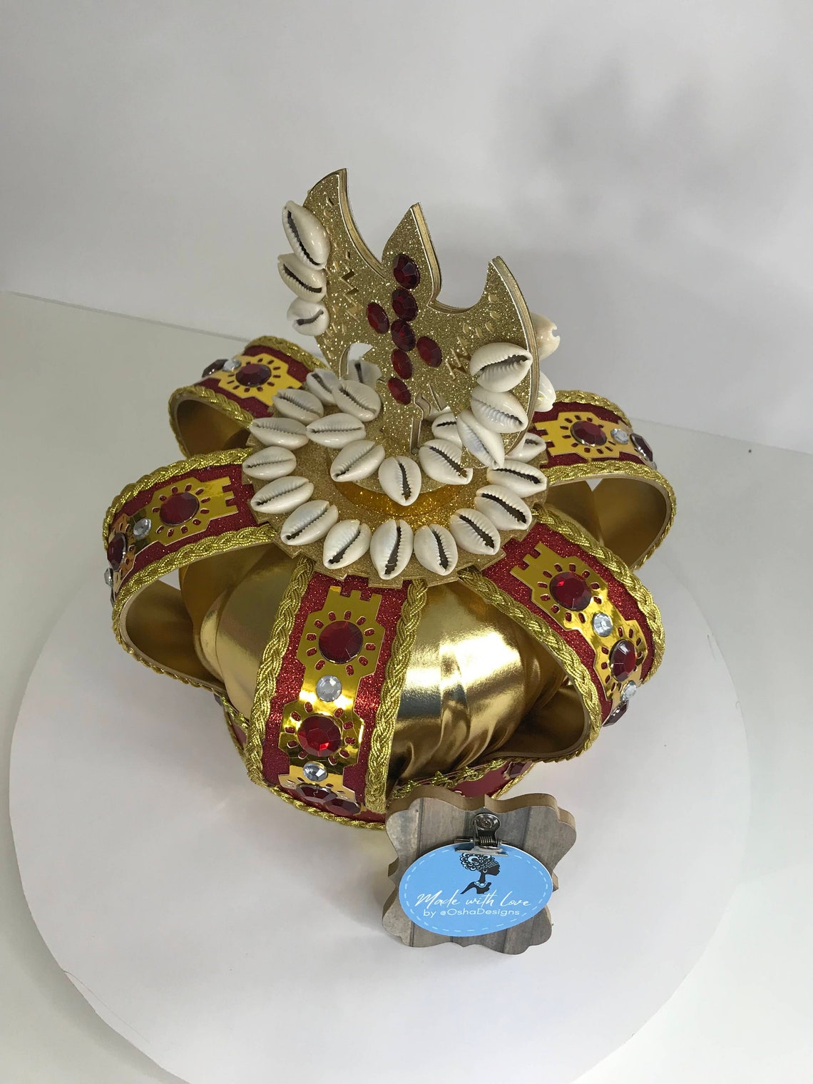 Shango Crown Corona Shango Tools Santeria Orishas Afrocuban - Etsy