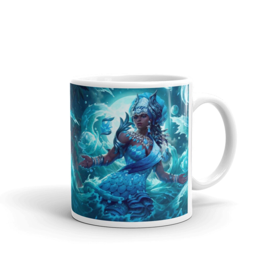 Yemaya Coffee Mug Orisha Yemaya Santeria Yoruba Religion Lucumi Ifa - Etsy