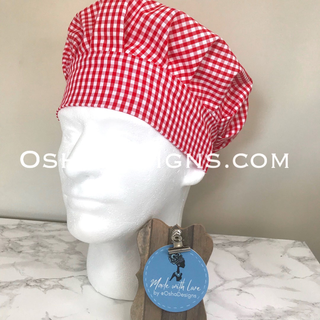 Red Gingham Hat Shango Akete Fila Santeria Lucumi - Etsy