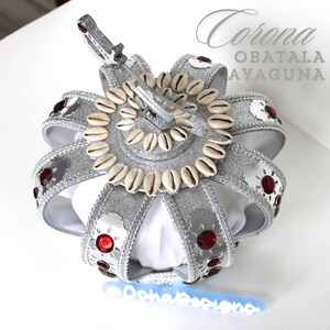 Obatala Ayaguna Crown Corona Obatala Tools Santeria Orishas Afrocuban ...