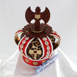Shango Crown Corona Shango Tools Santeria Orishas Afrocuban Religion - Etsy