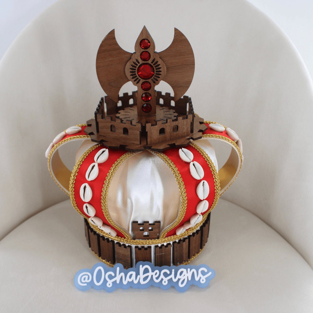 Shango Crown Corona Shango Tools Santeria Orishas Afrocuban Religion - Etsy