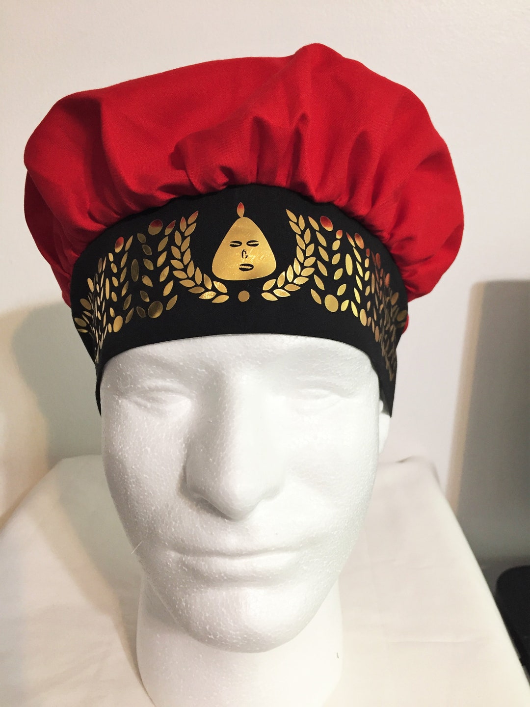 Black and Red Eleggua Hat Gorro Santeria Akete Fila Santeria Lucumi - Etsy