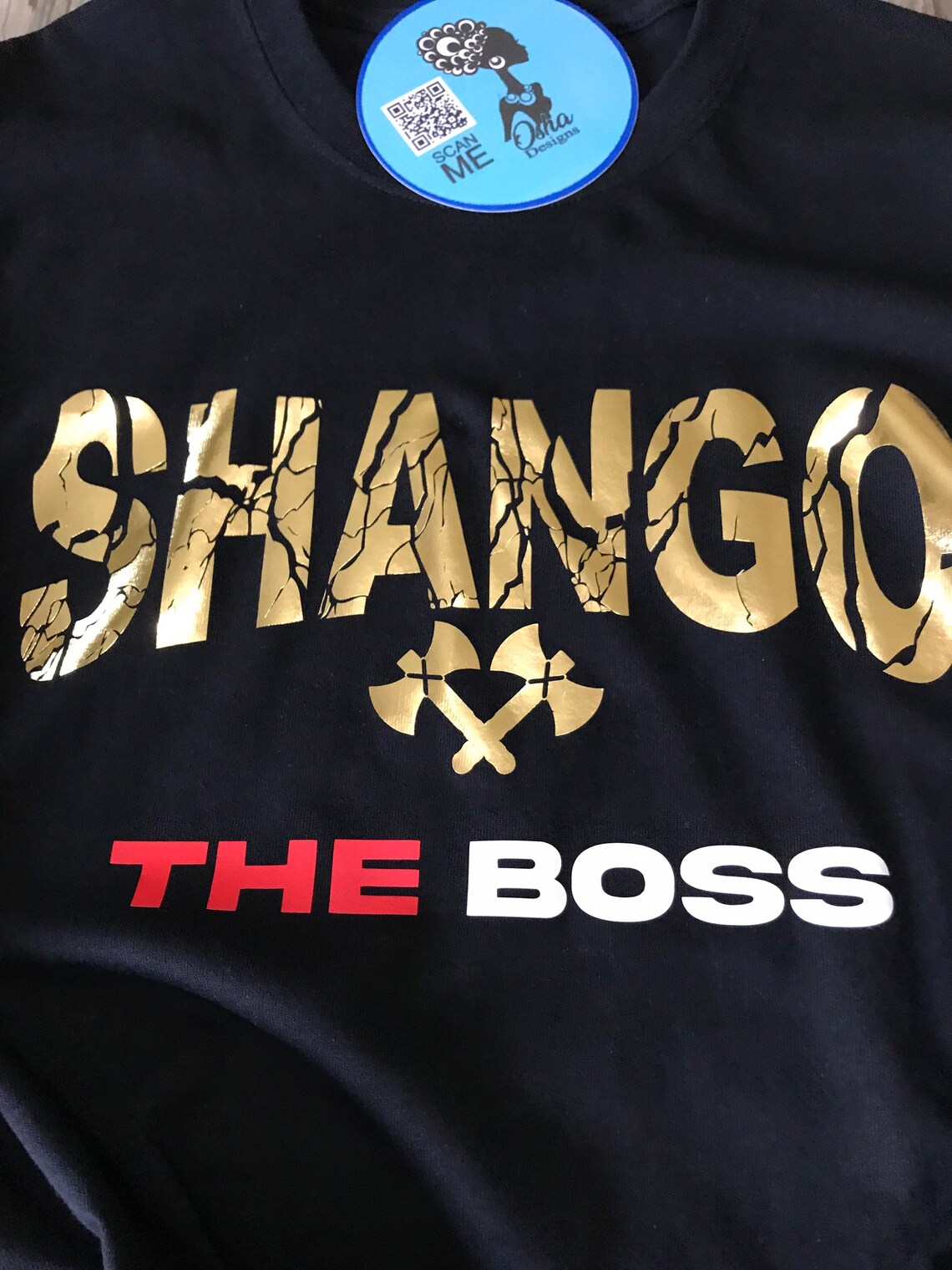 Shango Short Sleeve Men T-shirt 100% Cotton Santeria Yoruba - Etsy