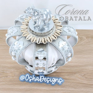 Obatala Oshanla Crown With Elephant Corona Obatala Tools Santeria ...